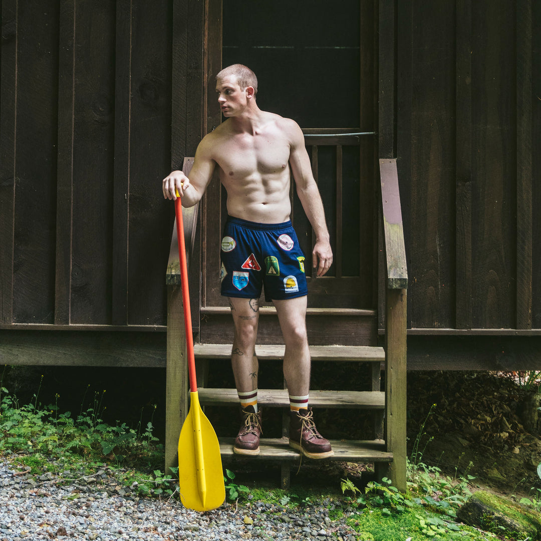 Nice Laundry Lounge Short | part-underwear, part mesh shorts