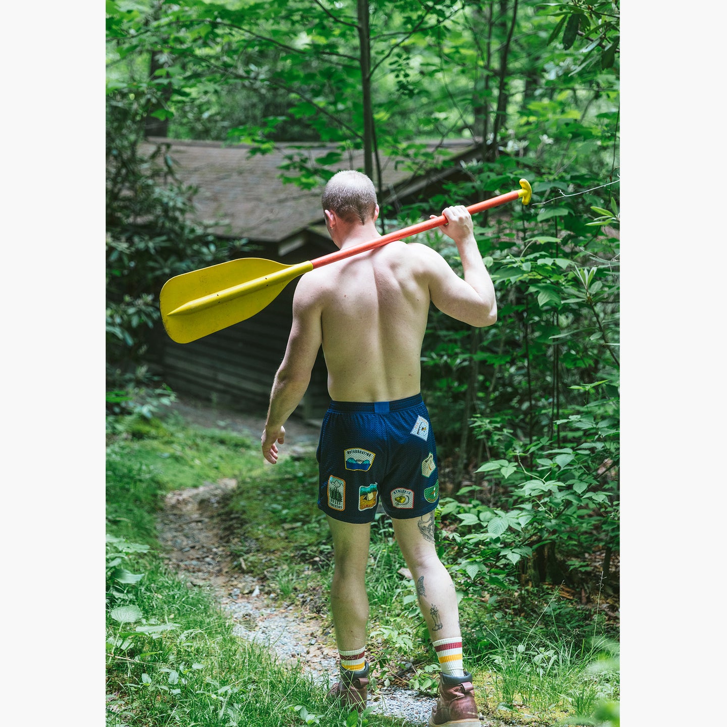 Nice Laundry Lounge Short | part-underwear, part mesh shorts