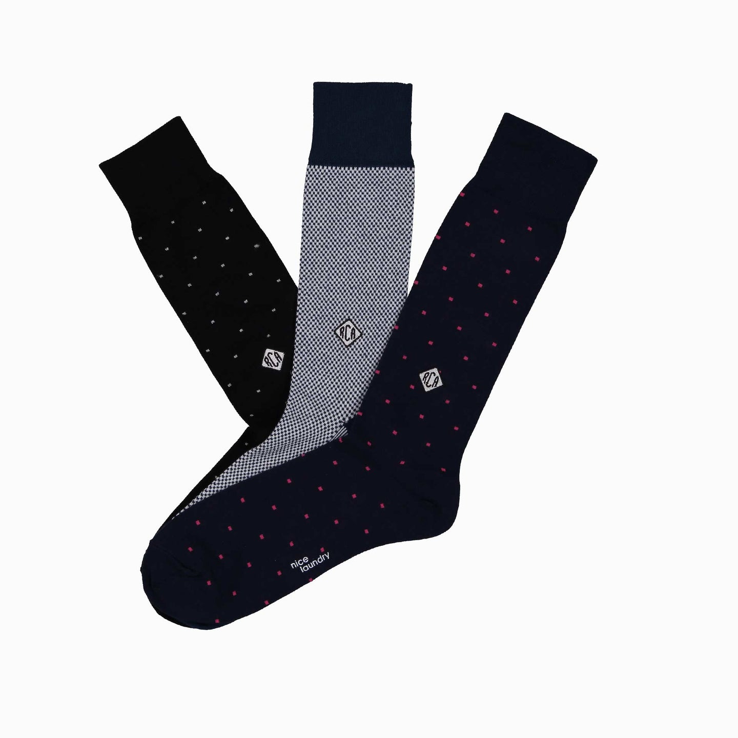 The ultimate personalized gift: Nice Laundry monogram socks